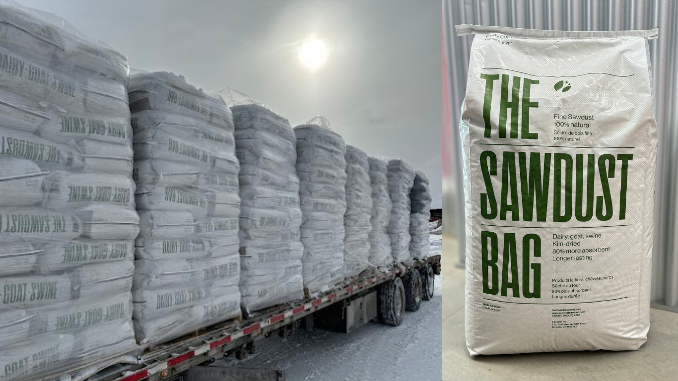 Ecostrat Ontario Industrial Sawdust Applications